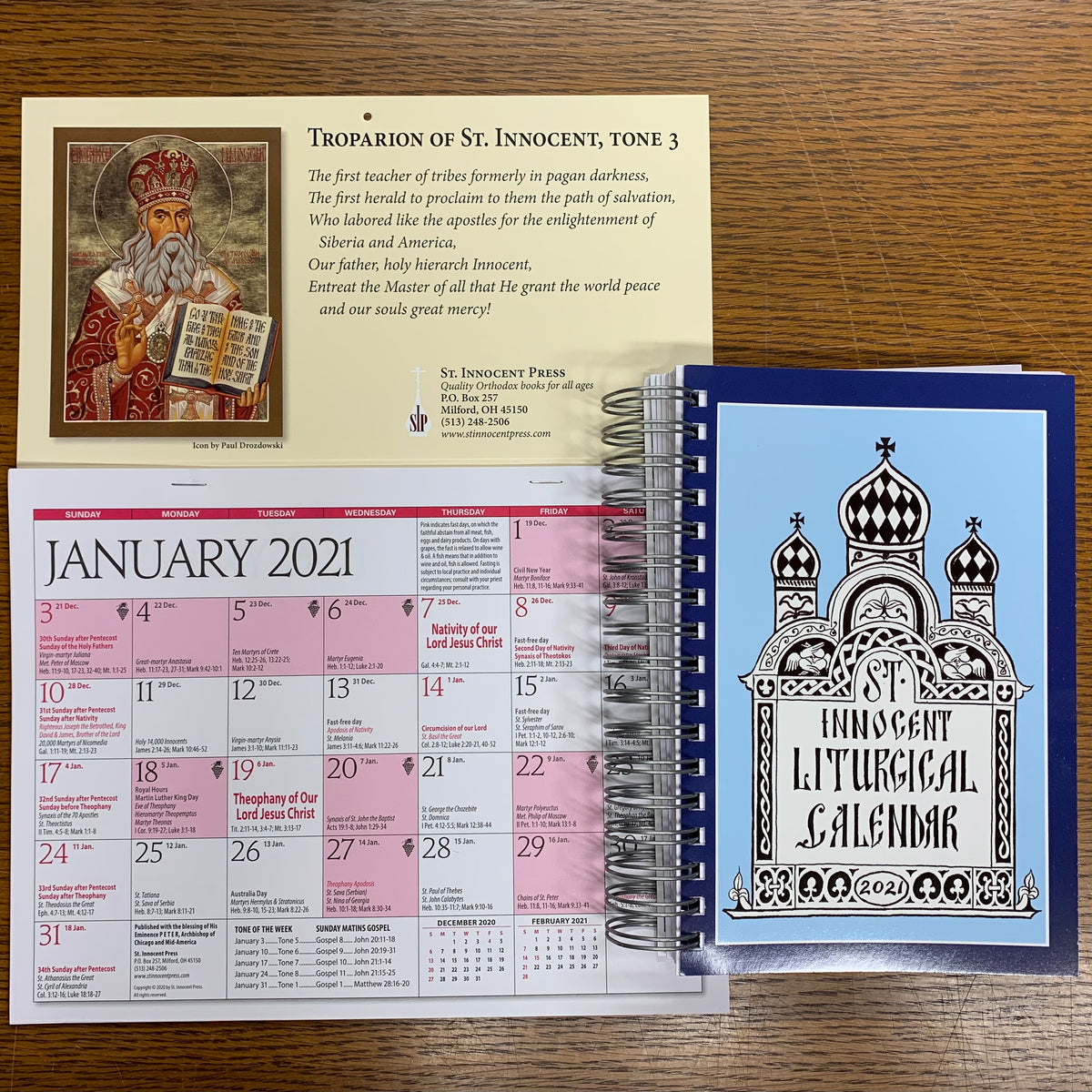 Calendars – St. Innocent Press